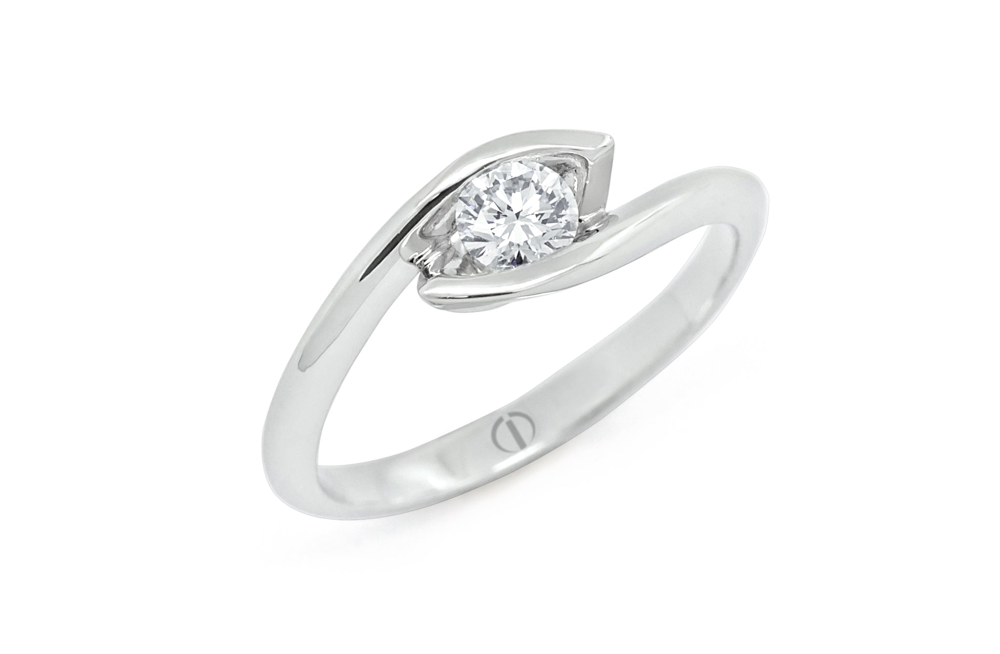 Croft Delicate: Brilliant Cut Diamond Solitaire Ring – The Village ...